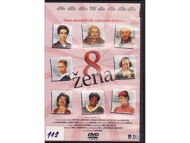 8 ŽENA - ORIGINAL DVD FILM