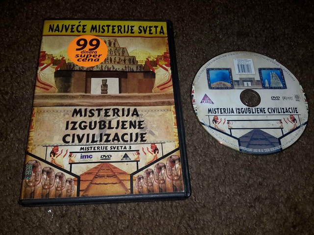 Misterija izgubljene civilizacije DVD