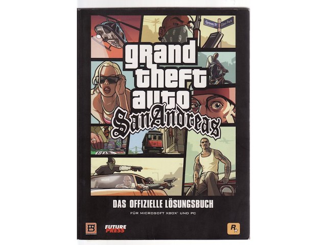 GRAND THEFT AUTO-SAN ANDREAS-knjiga za xbox igricu