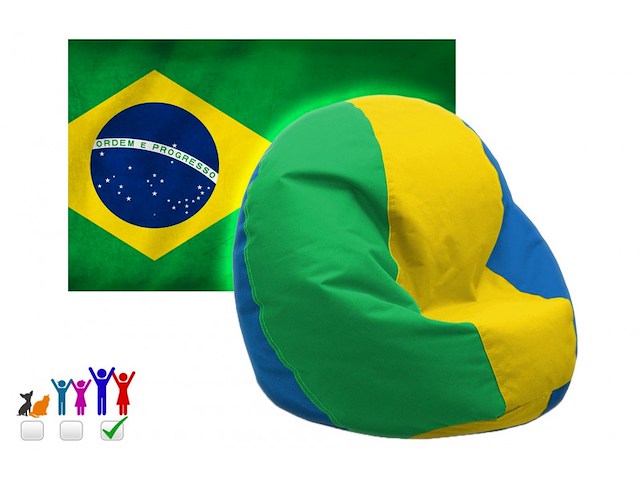 Lazy Bag ( ZA ODRASLE ) 120cm Šoteks - Brazil