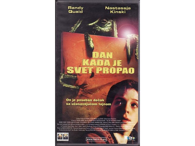 DAN KADA JE SVET PROPAO  - ORIGINALNA VHS KASETA