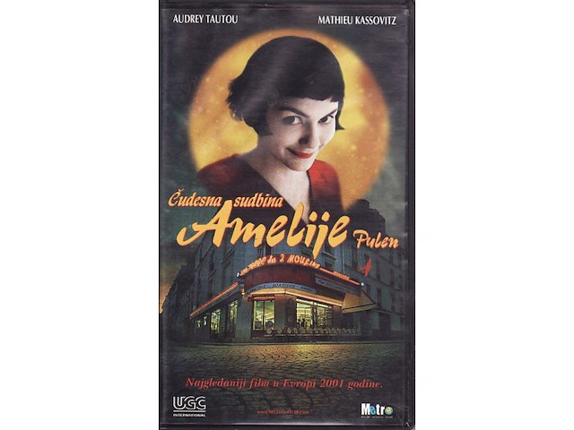 ČUDESNA SUDBINA AMELIJE PULEN  - ORIGINALNA VHS KASETA