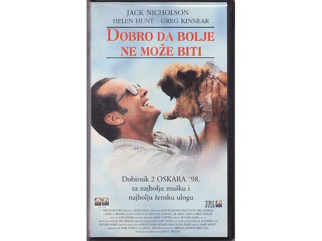 DOBRO DA BOLJE NE MOŽE BITI - ORIGINALNA VHS KASETA