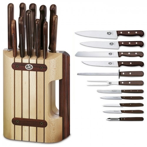 Victorinox set 11 moževa sa drvenim stalkom