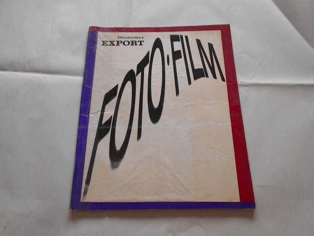 Deutscher export Foto-kino- film, 1966/11