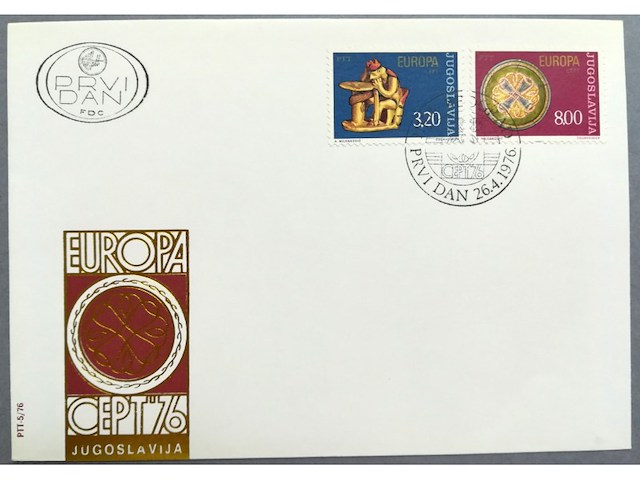 FDC EVROPA CEPT 1976