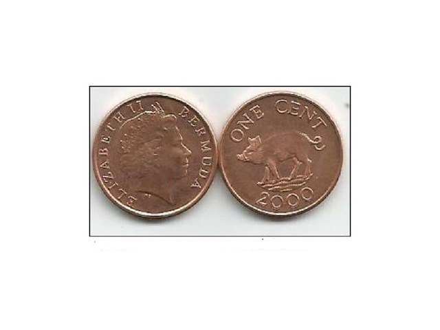 Bermuda 1 cent 2000.