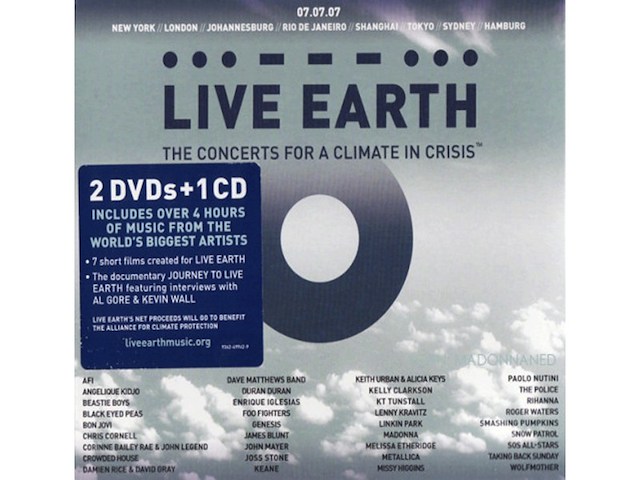 Live Earth: The Concerts For A Climate In Crisis2DVD+CD