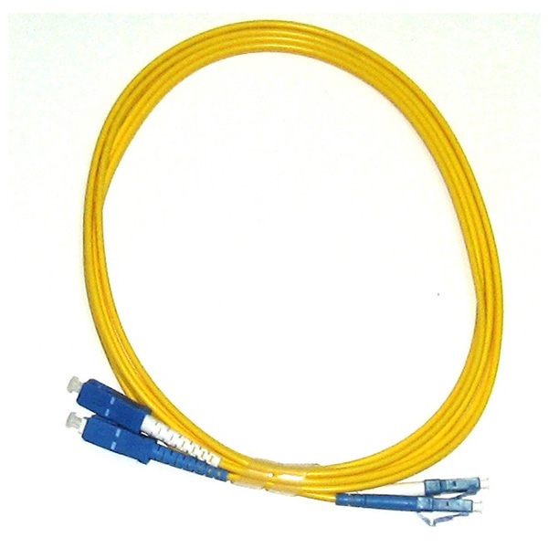 Fiber duplex SM SC/UPC - LC/UPC dužine 2m, optički patch cord halogen-free kabl, singlemode 9/125 mikrona, UPC (Ultra Physical Contact), fabrički napravljen i testiran