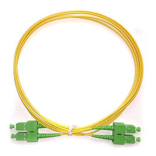 Fiber duplex SM SC/APC - SC/APC dužine 2m, optički patch cord halogen-free kabl, singlemode 9/125 mikrona, APC (Angled Physical Contact), fabrički napravljen i testiran
