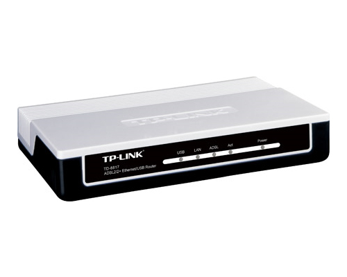 TP-Link TD-8817 ruter / modem ADSL2/2+ sa 1 x UTP LAN 10/100Mb/s + 1 x USB, Annex A sa spliterom