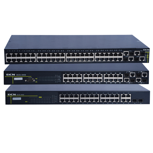 DCN L2 svič DCS-3950-52C 48 x 10/100Mb/s + 4 x Combo 100/1000M Gigabit SFP / UTP, IOS Enhanced Management & Security, PS AC+RPS
