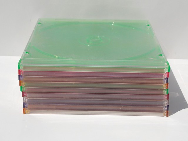 Kutije za CD slim raznobojne