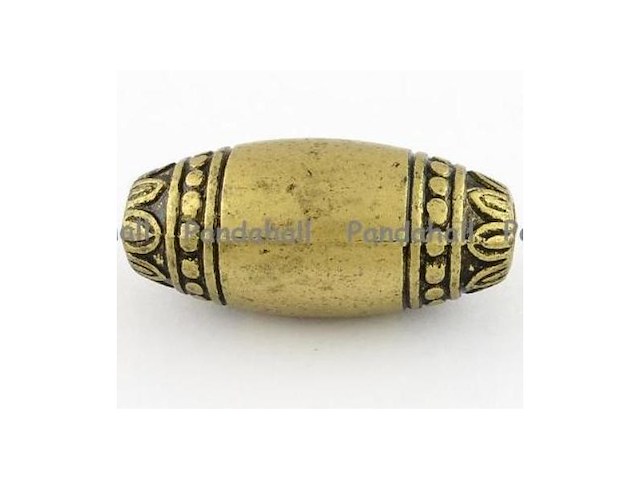 Perla boje bronze antik 38x18mm rupa 5mm