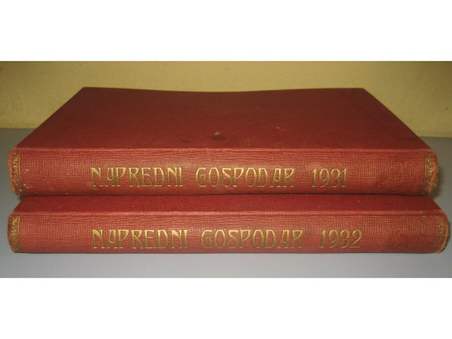 NAPREDNI GOSPODAR kompleti časopisa za 1931 i 1933 god.