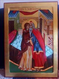 Икона - Зачеће Св. Јована Крститеља
