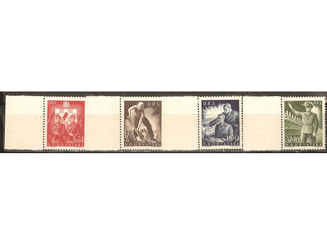 1944 - NDH Radna sluzba sa random MNH