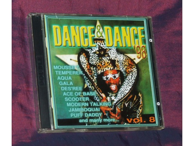 CDx2 DANCE AND DANCE `98  VOL. 8 (VG)