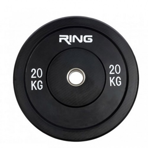 Olimpijski tegovi bumper-crni 1x20kg RX PL37-20