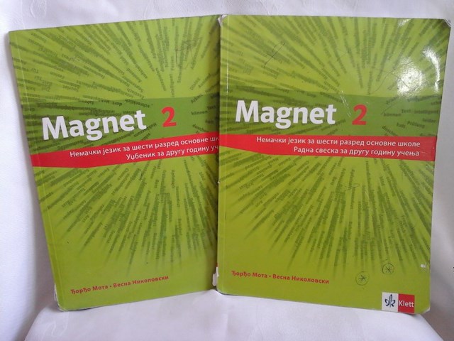 Magnet 2 nemački jezik šesti radna udžbenik KLETT CD