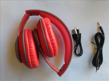Slušalice Omega bluetooth sivo/crvene