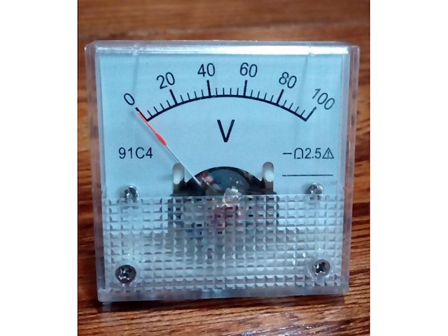 Analogni voltmetar DC 0 - 100v