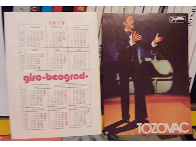 Tozovac - Jugoton kalendar za 1979