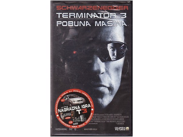 TERMINATOR 3  POBUNA MAŠINA   ORIGINALNA VHS KASETA