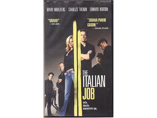 THE ITALIAN JOB  - ORIGINALNA VHS KASETA