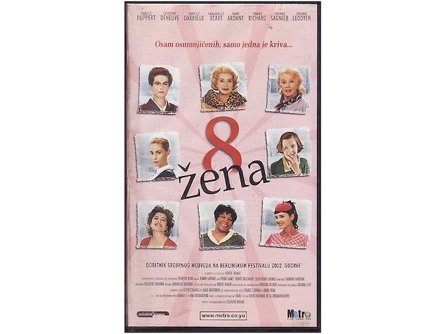 8 ŽENA  - ORIGINALNA VHS KASETA