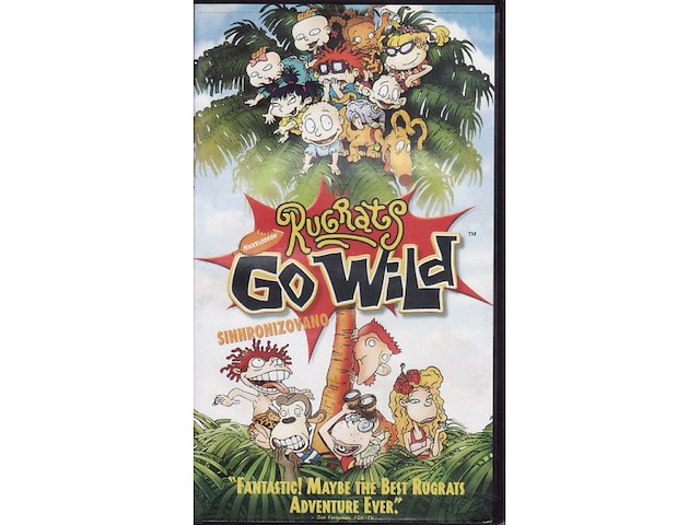 RUGRATS GO WILD   - ORIGINALNA VHS KASETA