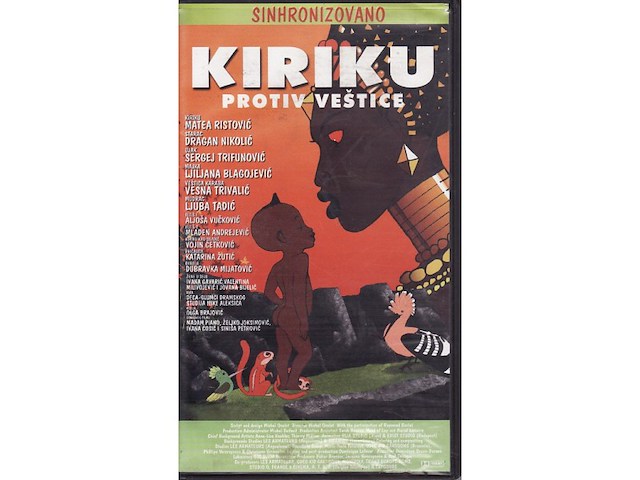 KIRIKU PROTIV VEŠTICE  - ORIGINALNA VHS KASETA