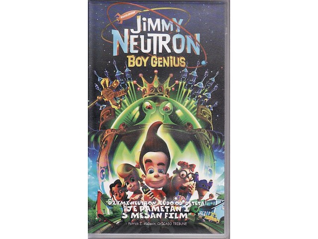 JIMMY NEUTRON-BOY GENIUS  - ORIGINALNA VHS KASETA