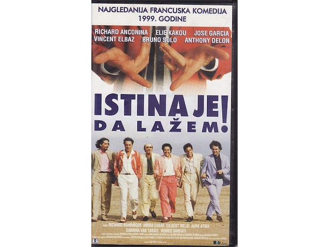 ISTINA JE DA LAŽEM!  - ORIGINALNA VHS KASETA