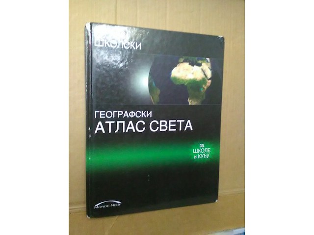 Skolski geografski atlas sveta -Monde Neuf