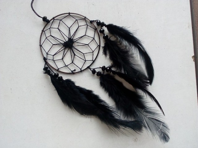 Crni dream catcher - hvatac snova