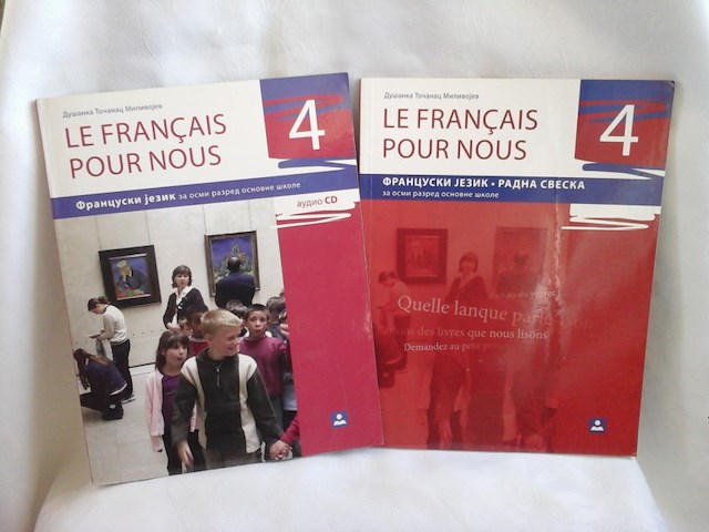 Francuski jezik za 8 osmi osnovne Dušanka Točanac CD