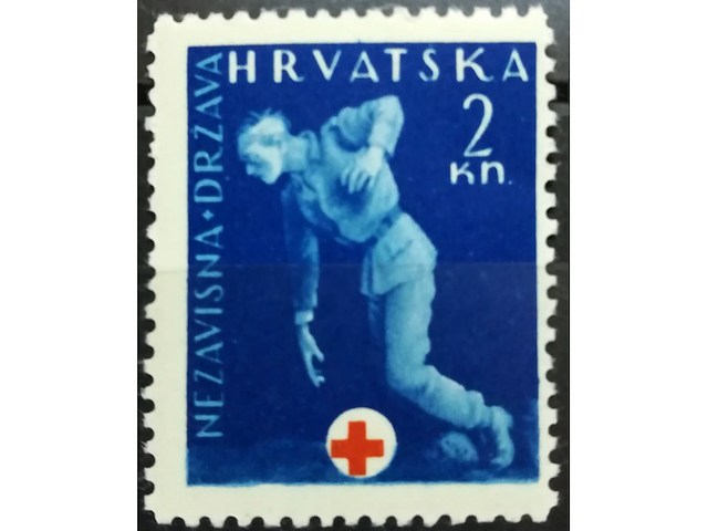 NDH 1943 CRVENI KRST  - DOPLATNA