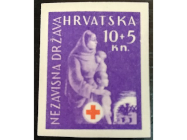 NDH 1943 CRVENI KRST NEZUPČANO