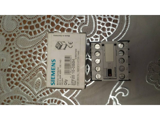 Kontaktor Siemens 3TF20 01-0BB4 24V DC