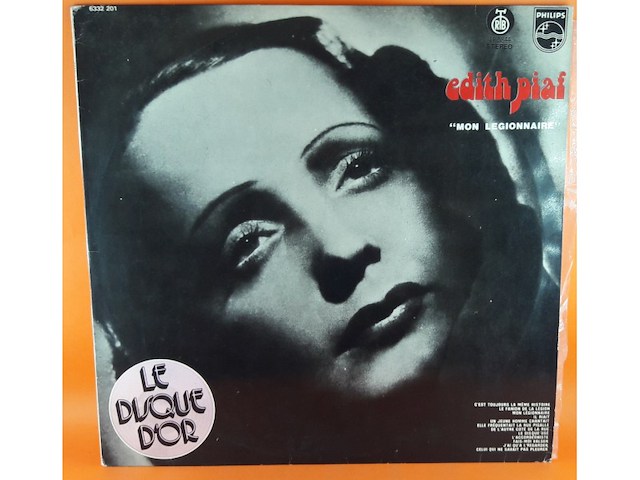Edith Piaf ‎– Mon Légionnaire, LP