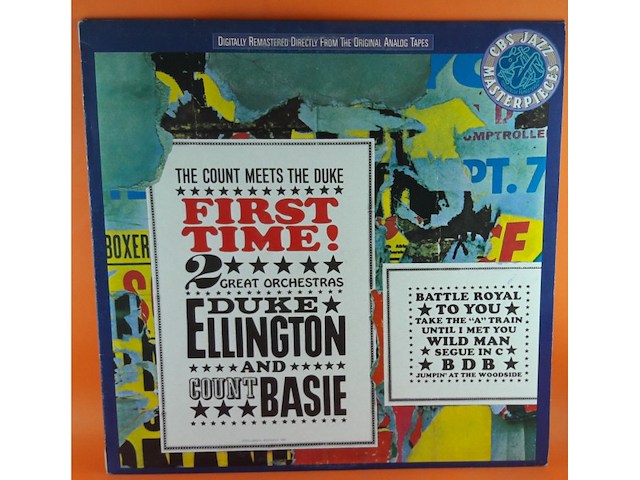 Duke Ellington And Count Basie ‎– First Time! The Count