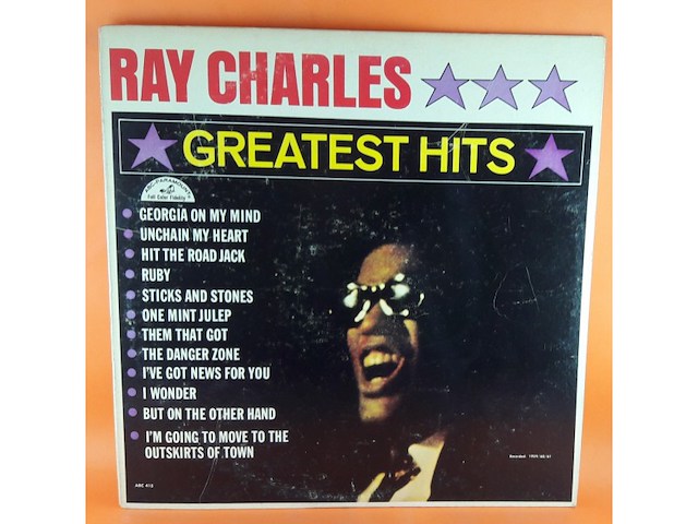 Ray Charles ‎– Greatest Hits, LP