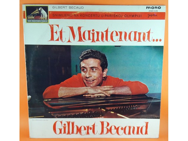 Gilbert Bécaud ‎– Et Maintenant...., LP