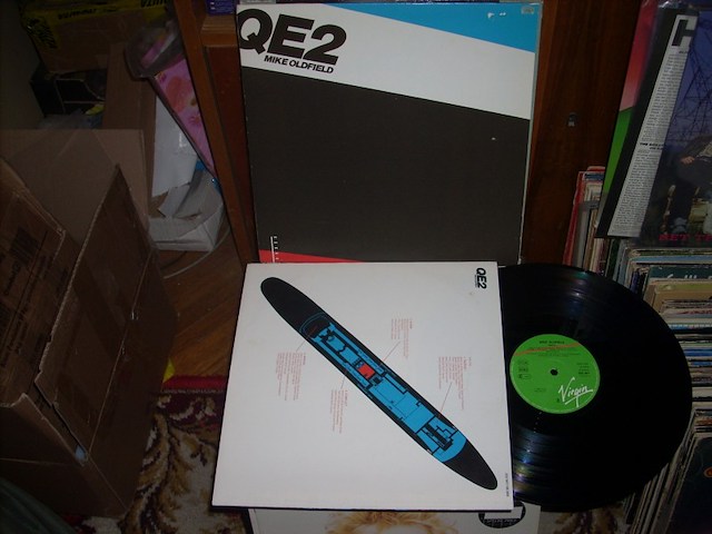 Mike Oldfield ‎– QE2 LP Virgin Germany 1980.