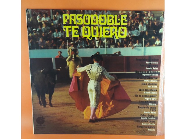 Various ‎– Pasodoble Te Quiero, LP