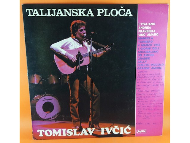 Tomislav Ivčić ‎– Talijanska Ploča, LP