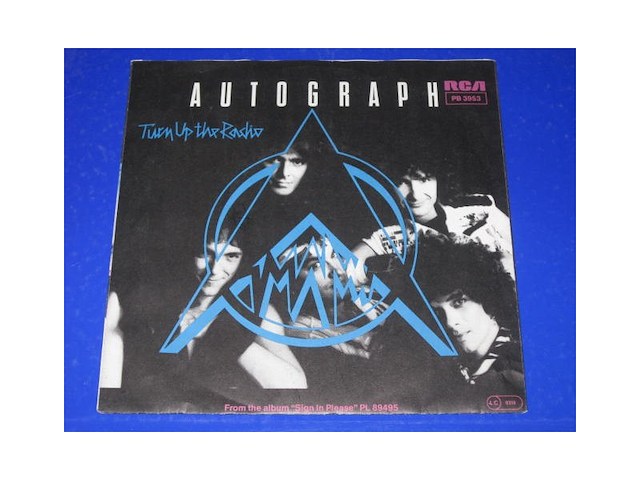 Autograph ‎– Turn Up The Radio (Single), GERMANY