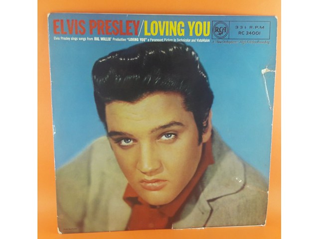 Elvis Presley ‎– Loving You, LP 10 incha