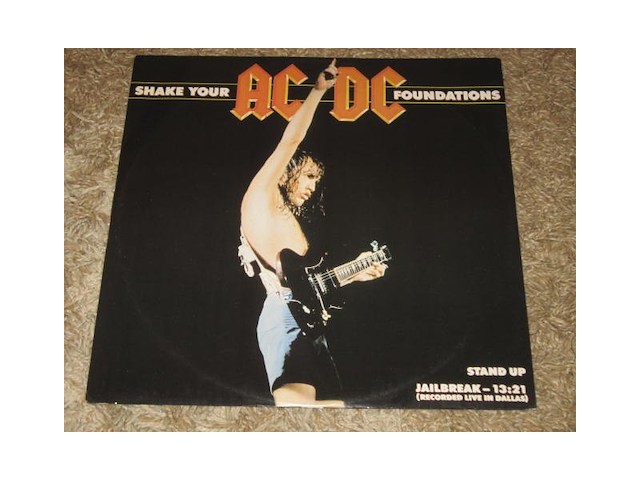 AC/DC ‎– Shake Your Foundations (LP), UK